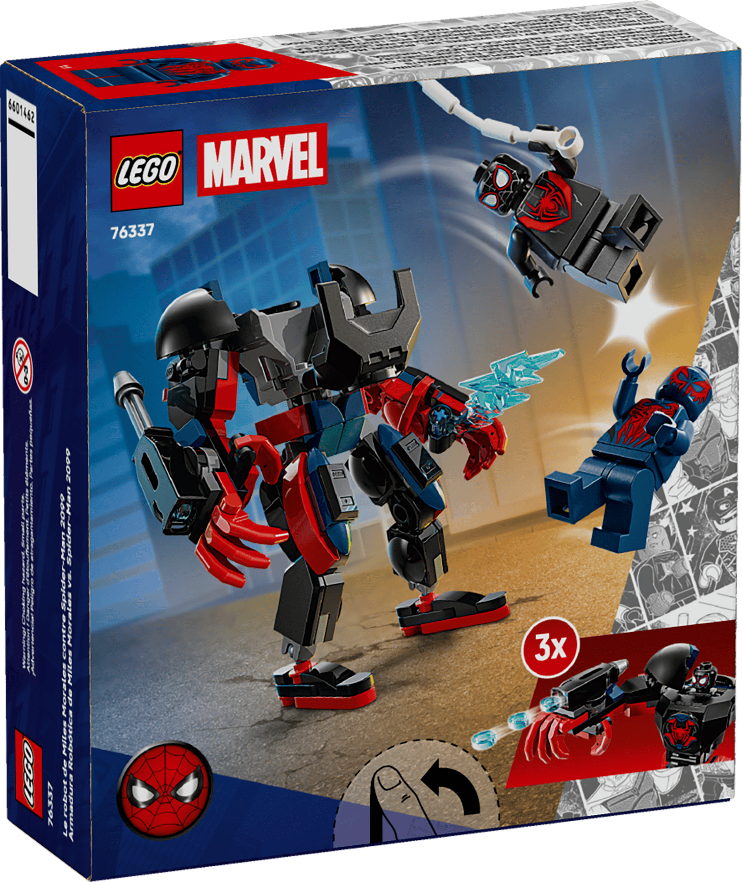 LEGO Marvel Super Heroes - 76337 Miles Morales Mech vs. Spider-Man 2099 ...