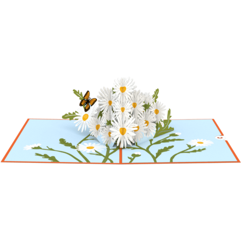 Lovepop Daisies With A Butterfly Pop Up Card Playpolis
