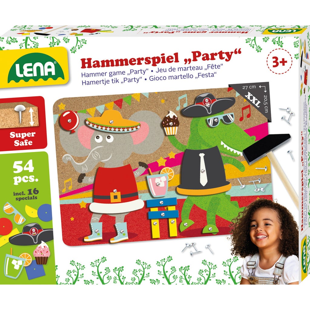 LENA Hammer Game "Party" Craft - Playpolis