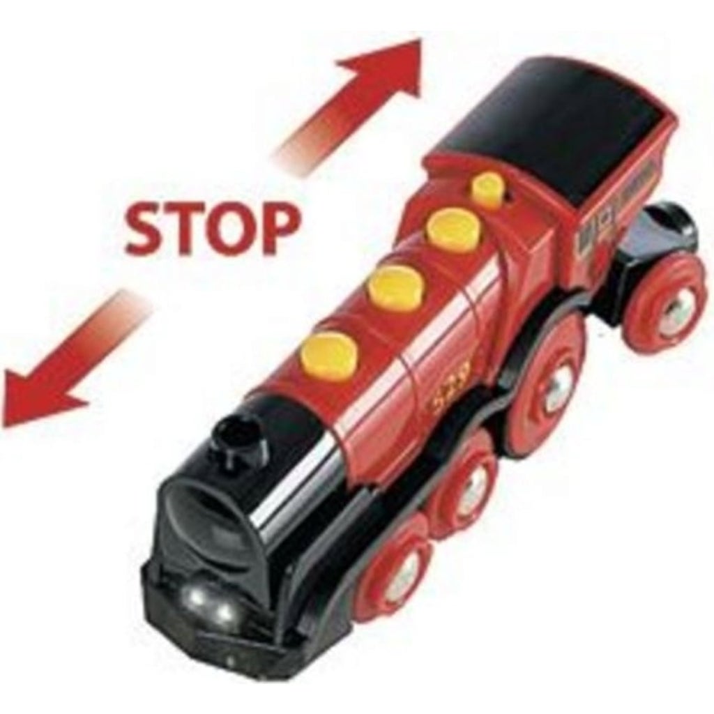 Brio BRIO Railway - Mightly Red Action Battery Locomotive - Playpolis