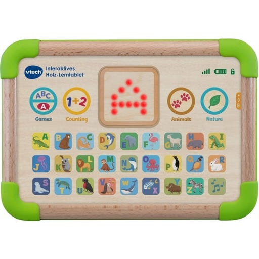VTech Baby - Interaktives Holz-Lerntablet - Playpolis