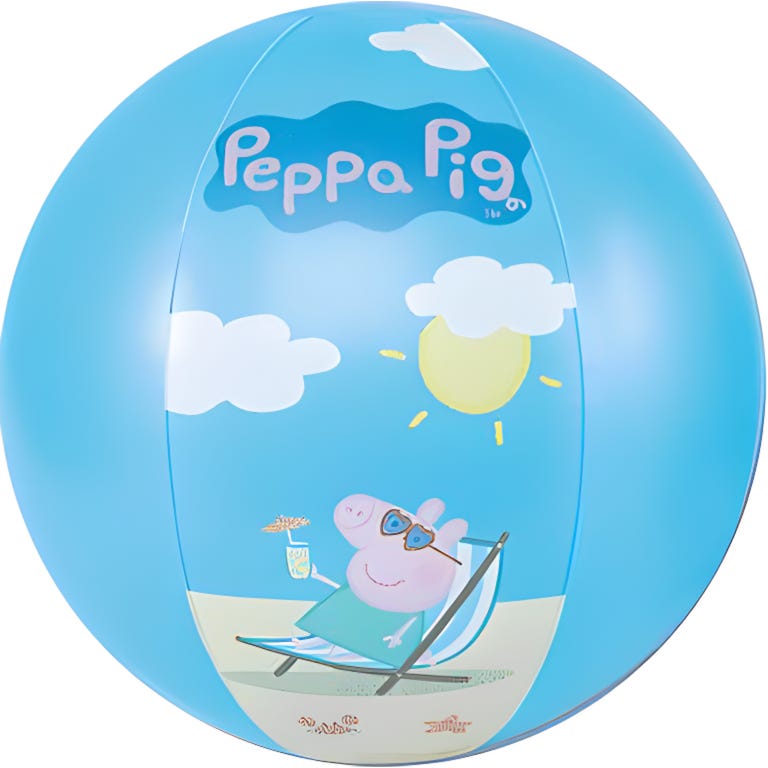 Happy People Peppa Pig - Beach Ball - Playpolis