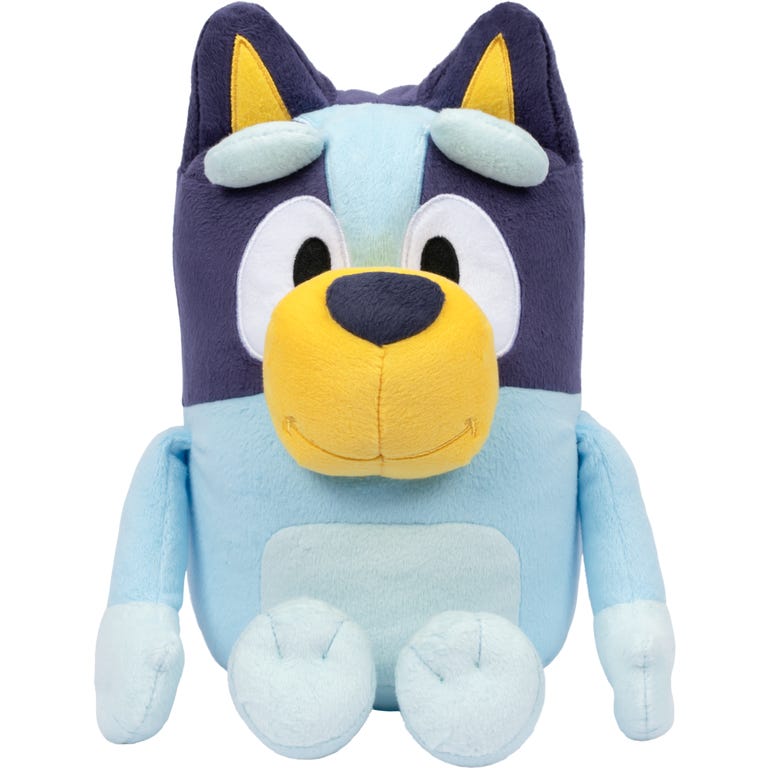 Bluey Talking Bluey Plush Toy (GERMAN, FRENCH & DUTCH) - Playpolis