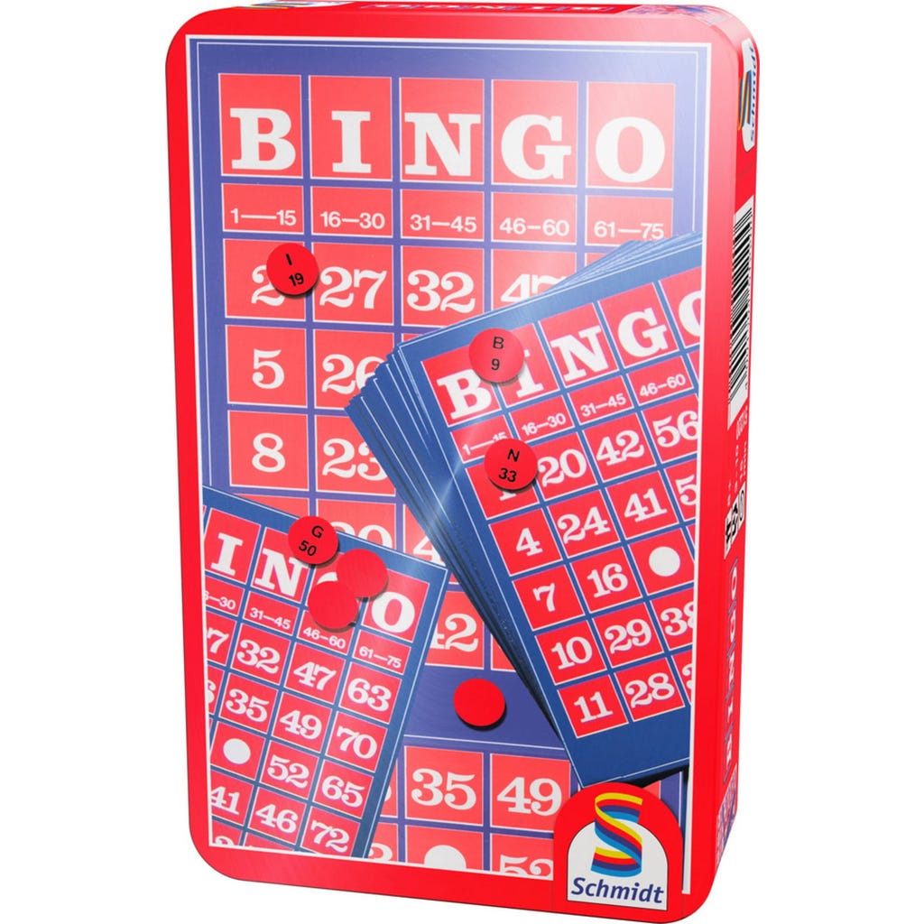 Schmidt Spiele Bingo in a Metal Box - Playpolis