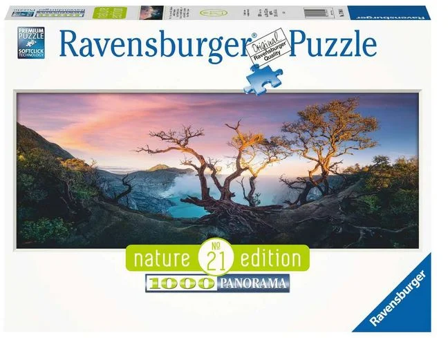 Ravensburger Puzzle - Sulfuric Acid Lake on Mount Ijen, 1000 pieces ...