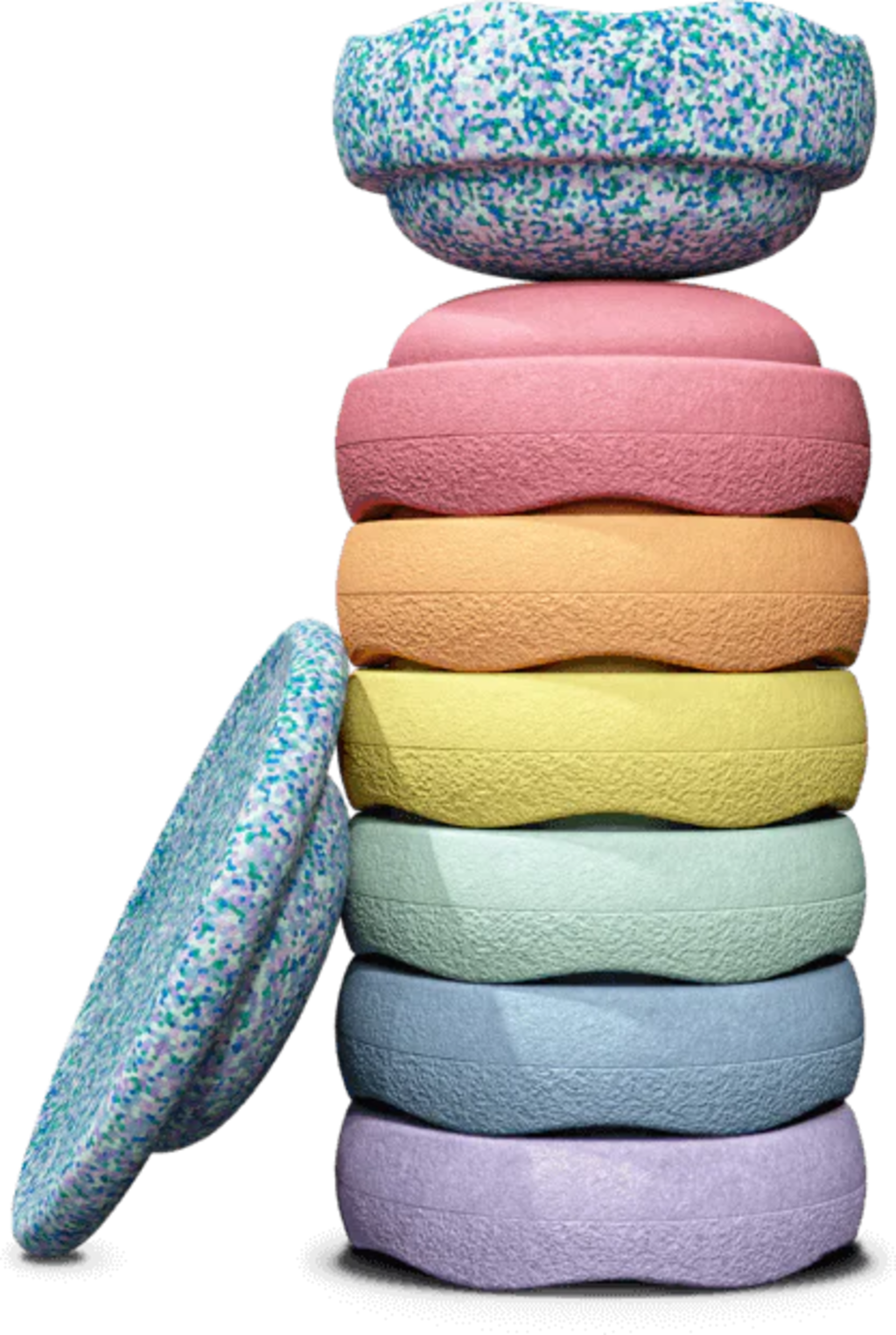 Stapelstein Winter Special Rainbow Set Complete Pastel, 1 Set - Playpolis